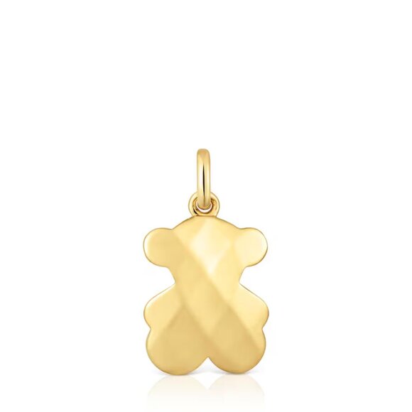 Tous | Jewelry | Tous Bear Pendant With 8kt Gold Plating Over Silver ...
